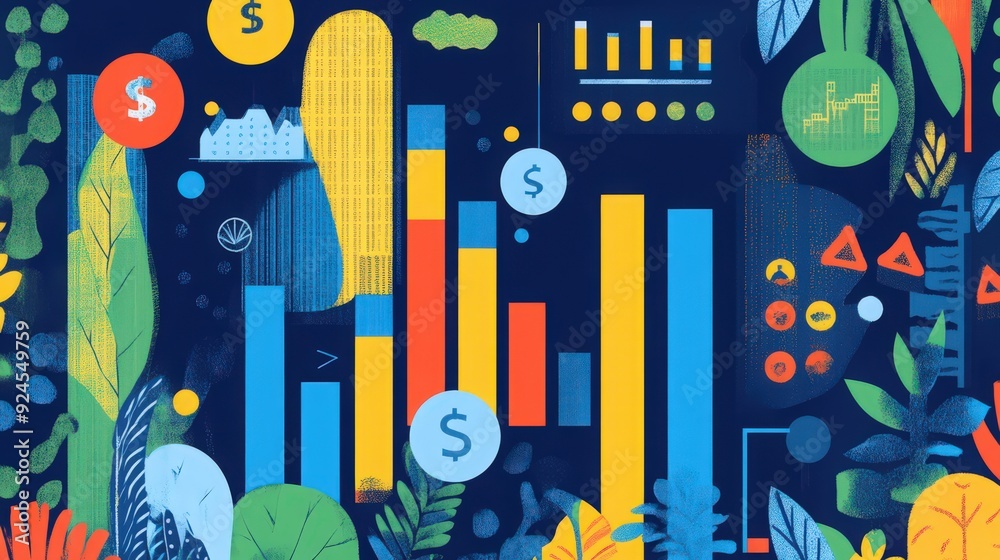 Annual financial progress 2025: Visual representation of revenue ...