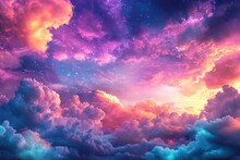 Purple Blended Fantasy Sky Free Stock Photo - Public Domain Pictures