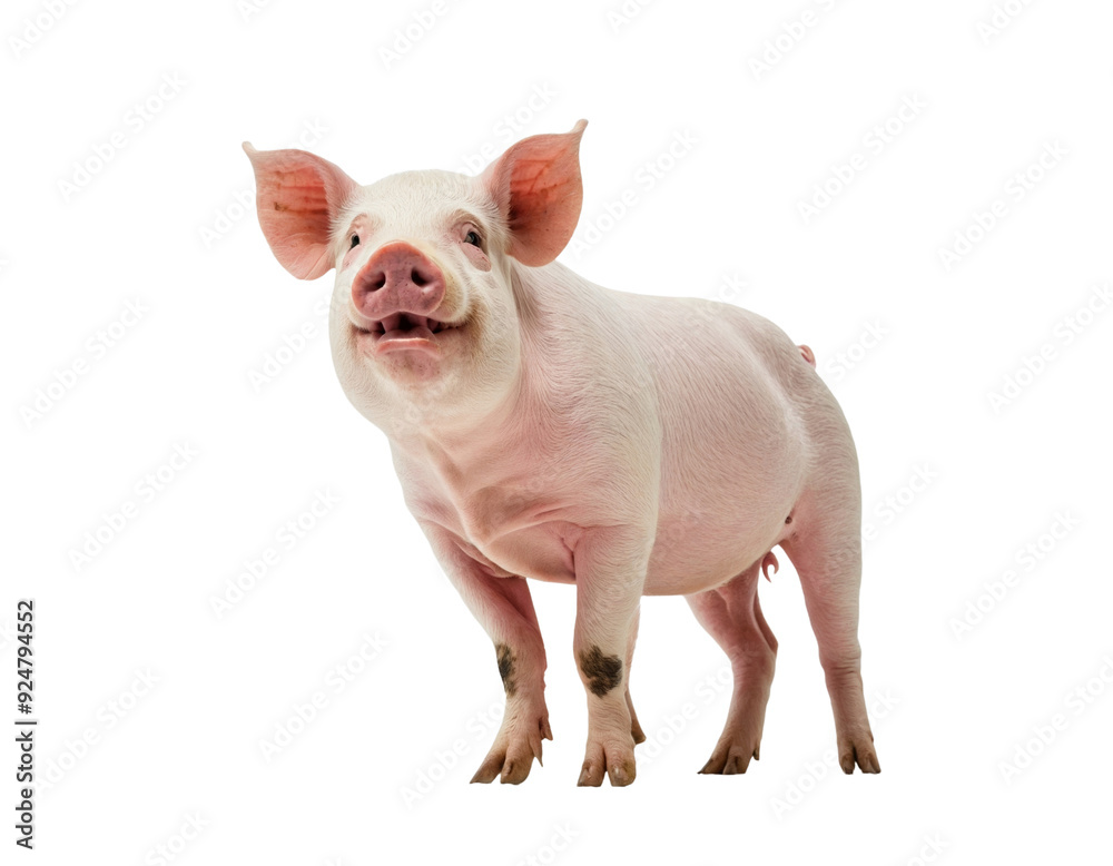 PIG on transparent background PNG Stock Photo | Adobe Stock