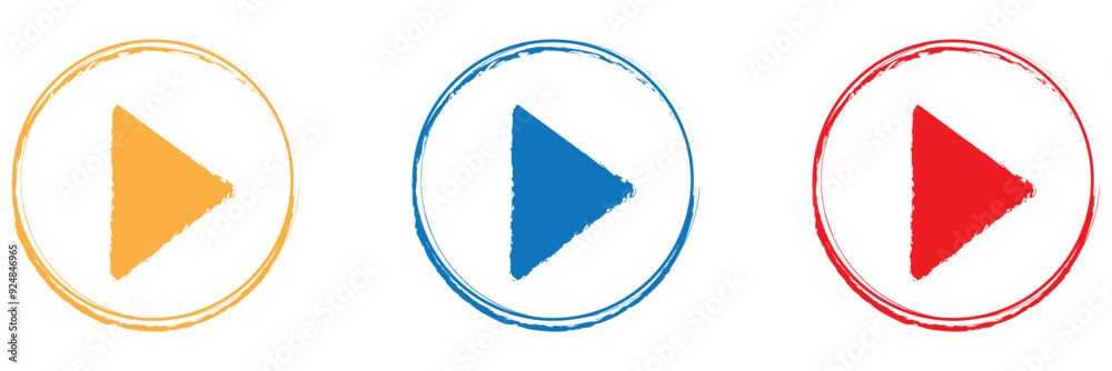 Youtube icon collection. Youtube logo and inscription set. Realistic ...