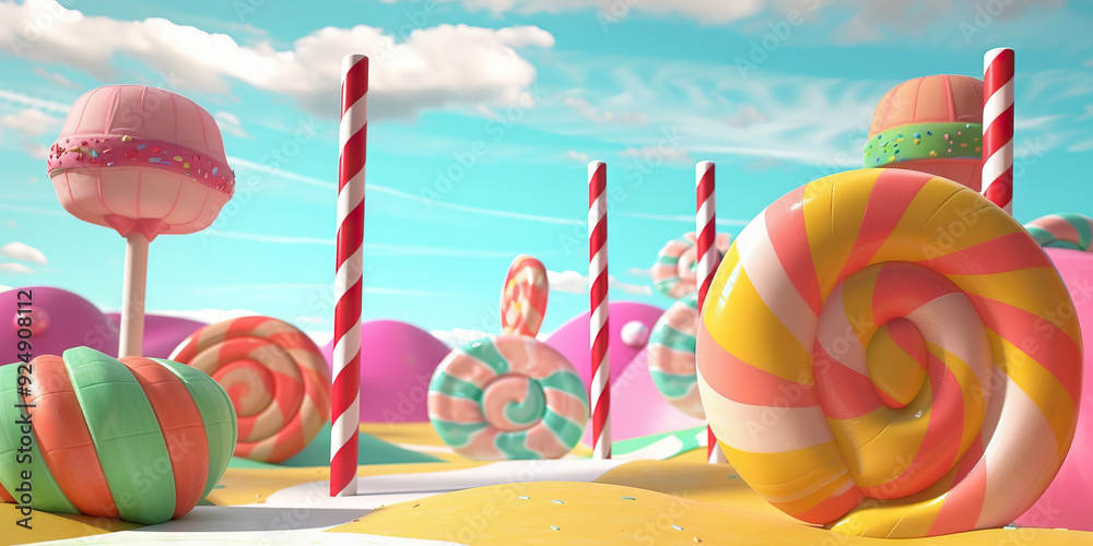 Candyland Carnival: A Sweet and Colorful Setting for Fun and Games ...