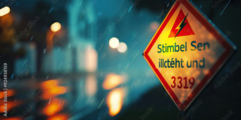 Lightning Safety: Staying Safe During Thunderstorms - Picture a sign ...