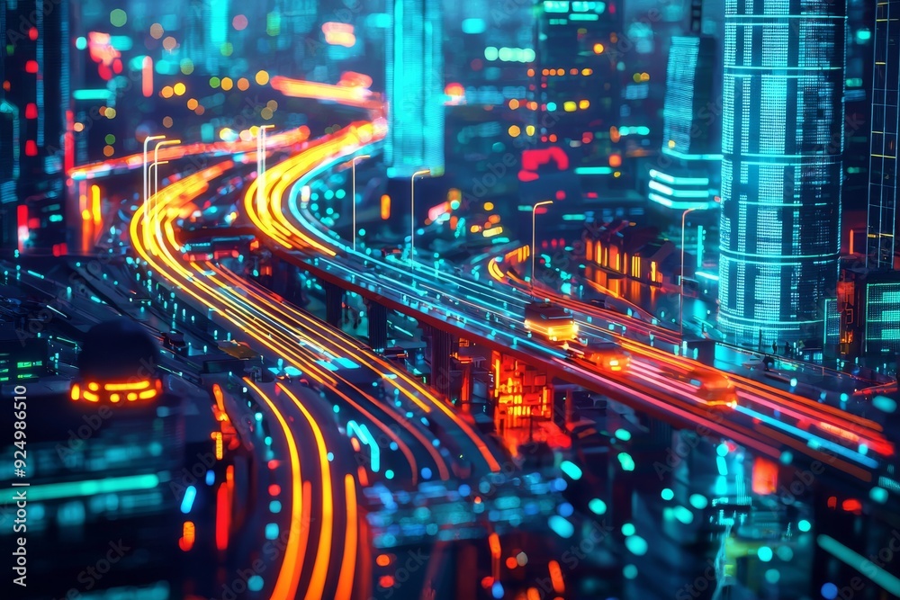 A smart city control center where real-time traffic data, AI, and IoT ...