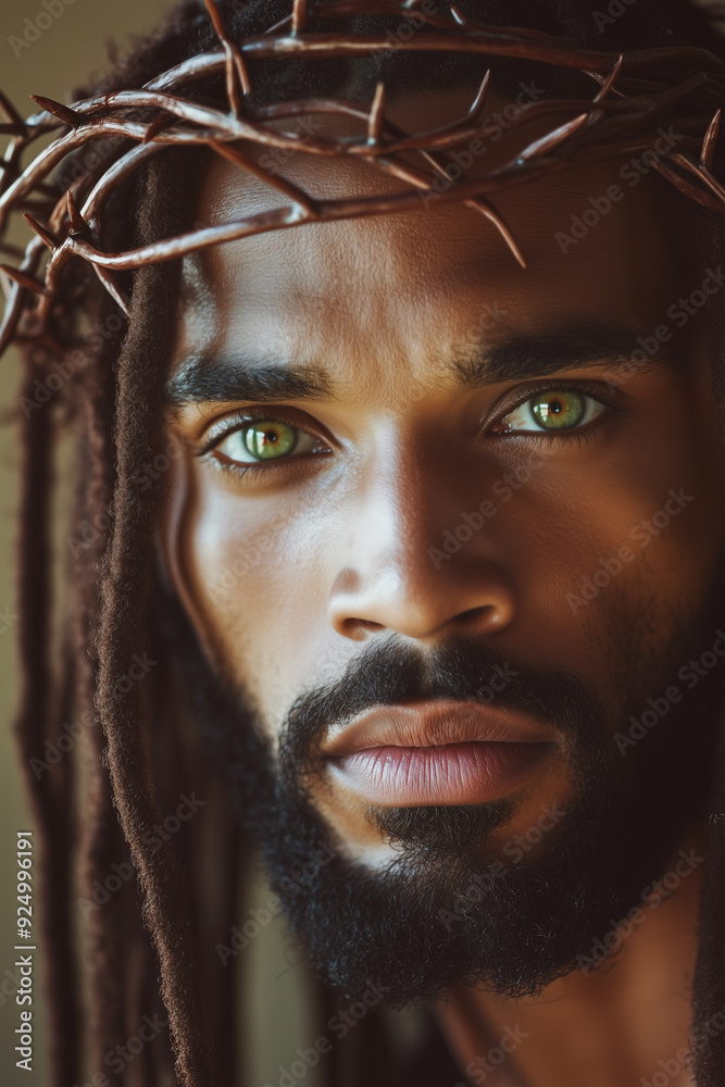Loving Jesus Christ as a Handsome African American with Dark Skin ...