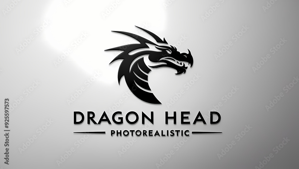 Creating an Ultra-Realistic Dragon Head Logo with Minimalist Design and ...