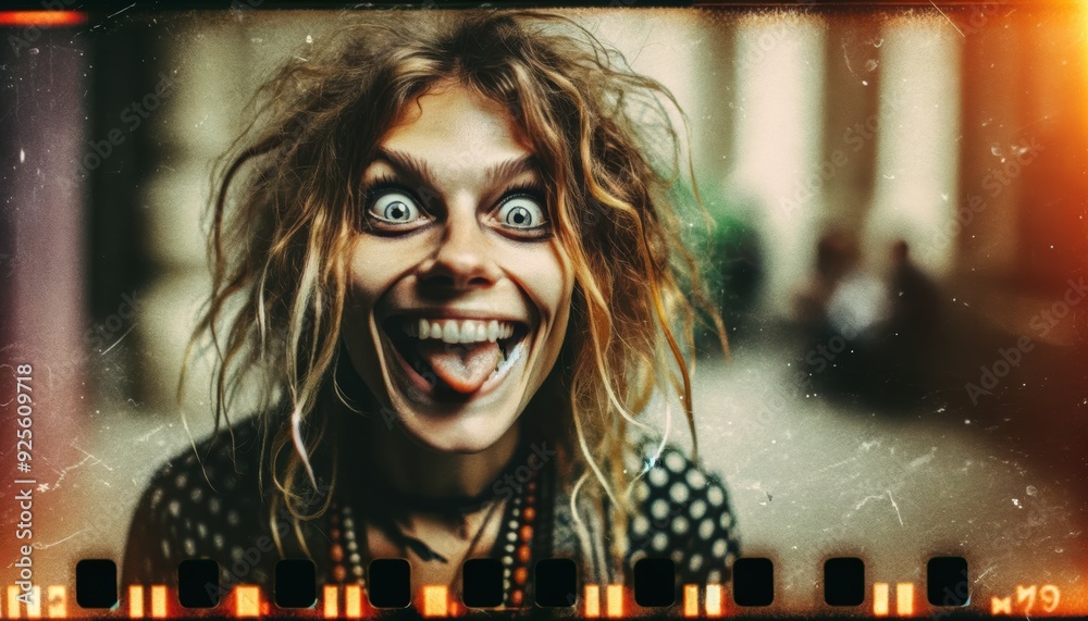 Wild Child: A portrait of a young woman with a mischievous glint in her ...