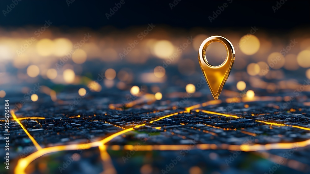 Detailed city map with clear labels and street names, designed to stay ...