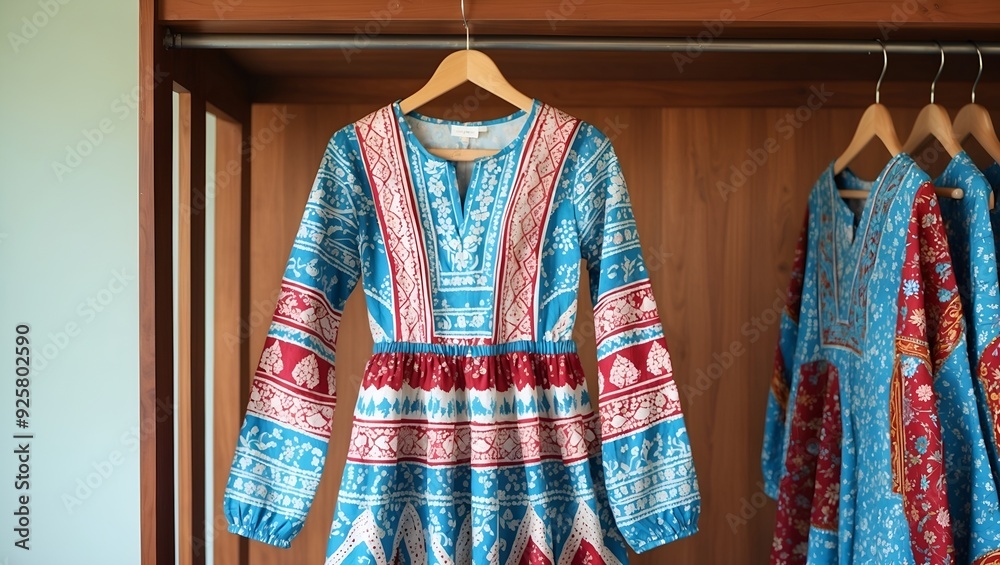 Batik usually worn by women in Indonesia, Malaysia, Brunei, Burma ...