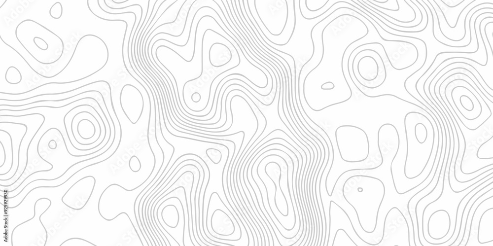 Pattern with grid lines seamless topography counter map. abstract sea ...