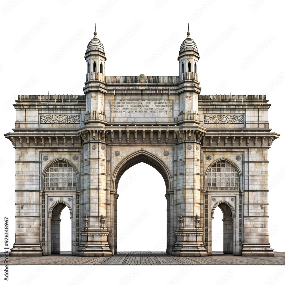 Gate of india isolated. Stock Illustration | Adobe Stock