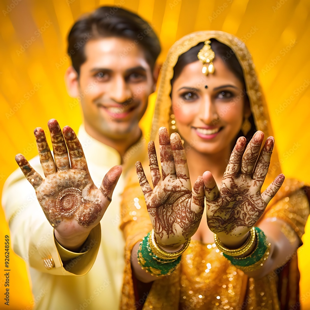 Turmeric Paste for Haldi Ceremony Indian Hindu Wedding Ritual Stock ...