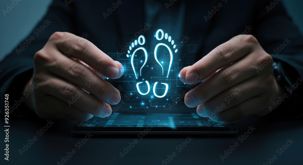Cyber security digital footprints highlighting the importance of ...