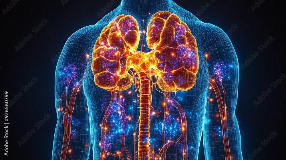 3D Human Endocrine System: A detailed 3D model of the endocrine system ...