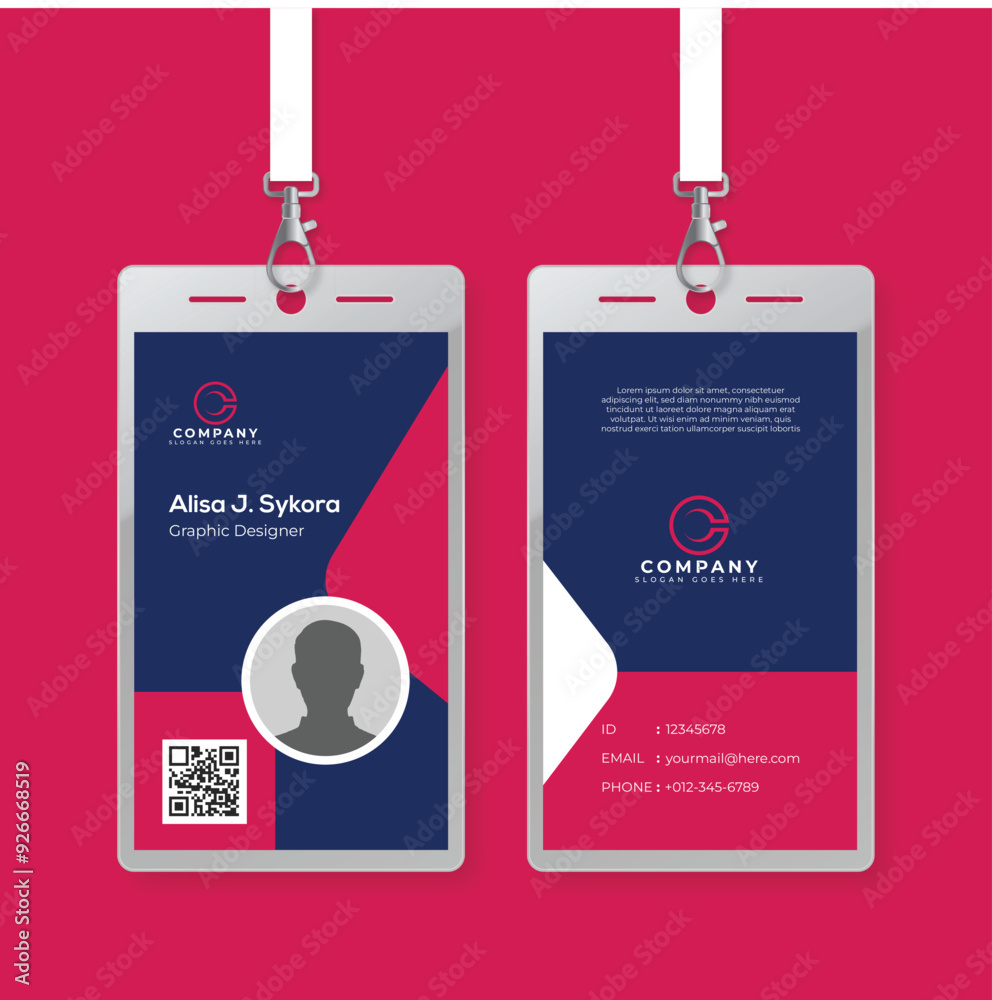 corporate id card design template, corporate id card template, best id ...