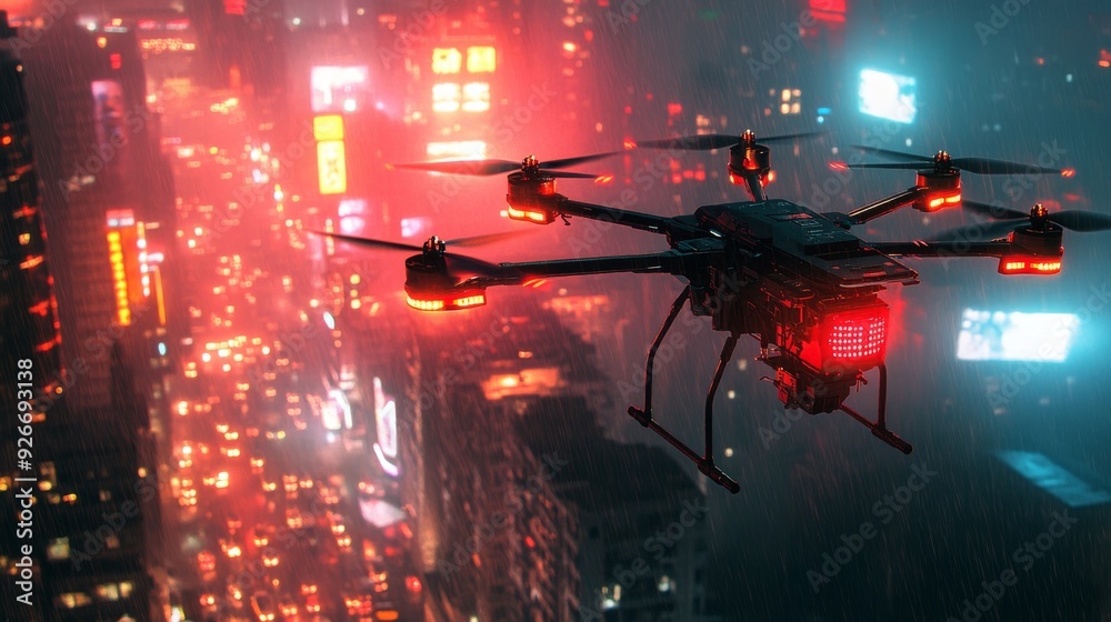 AI-Enhanced Public Safety Drones: Drones patrolling urban areas to ...
