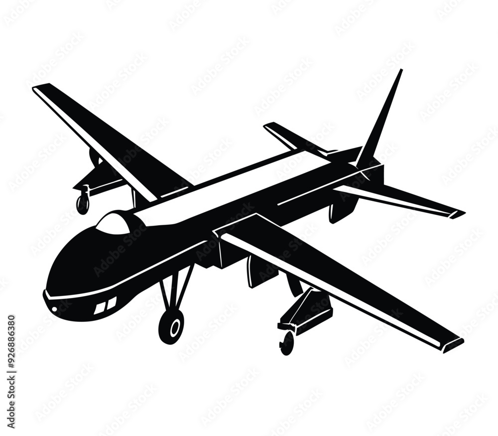 MQ-9 Reaper Drones e.g. Vector Art Stock Vector | Adobe Stock
