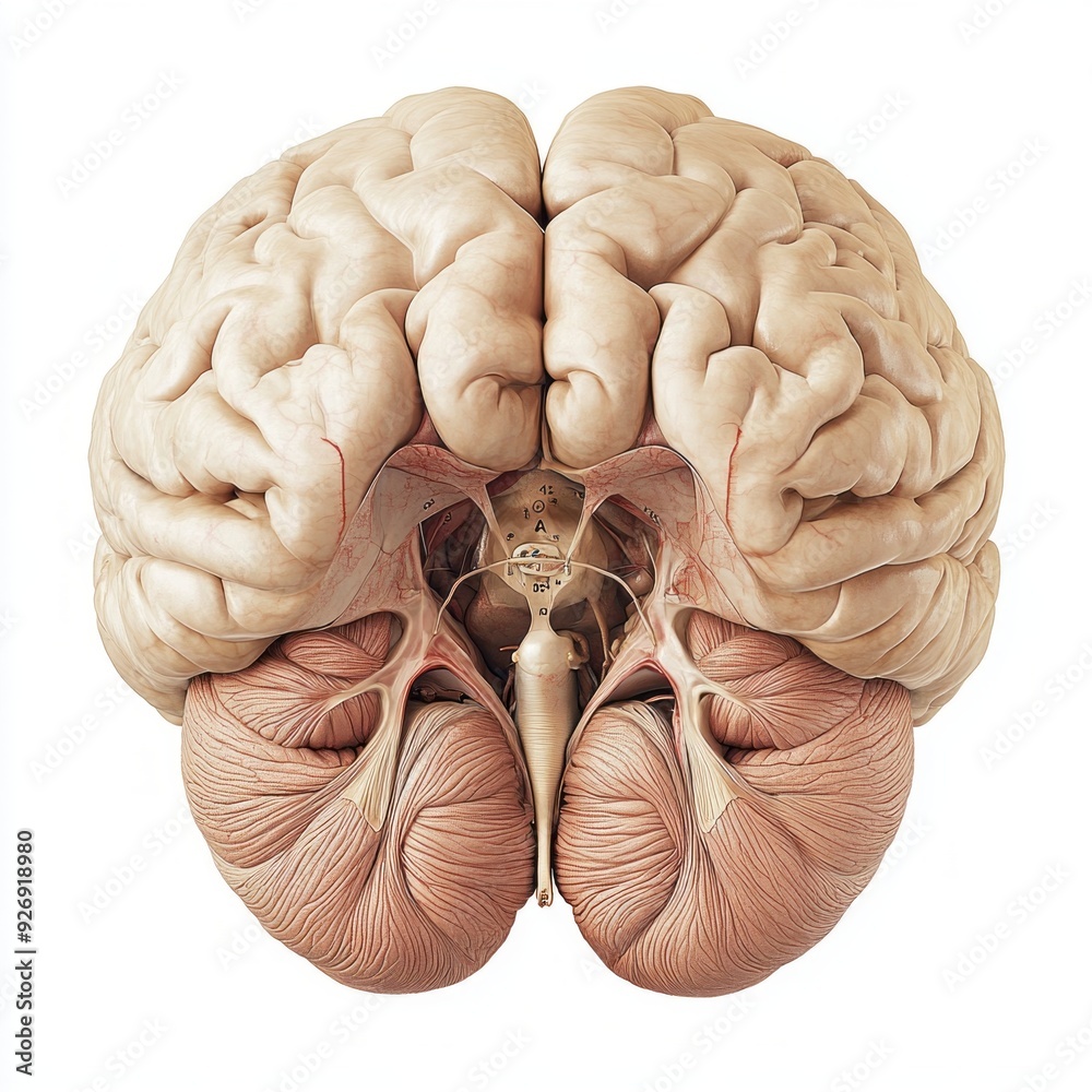 Human Brain Ventricles Anatomy: Labeled Diagram and Explanation Stock ...