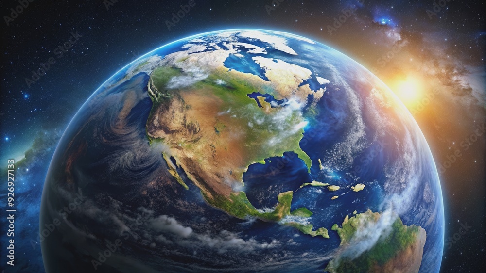 Stunning 4k image of Earth from space, Earth, planet, space, beautiful ...