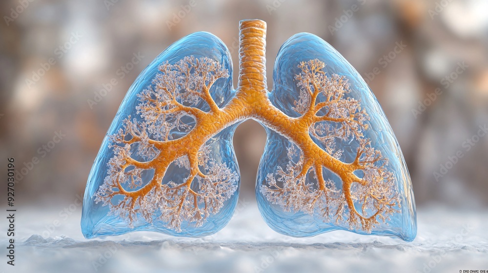 Detailed 3D Human Lung Anatomy: A hyper-realistic 3D model of the human ...
