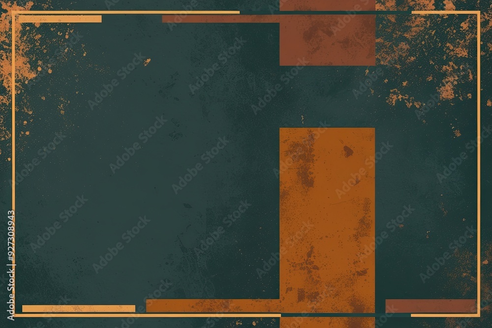 Urban Gritty Poster Texture with Slate Green, Rust, and Amber Colors in ...