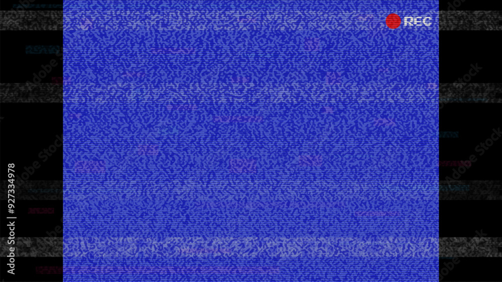 Retro CCTV or VHS video noise background Vintage horizontal scan lines ...