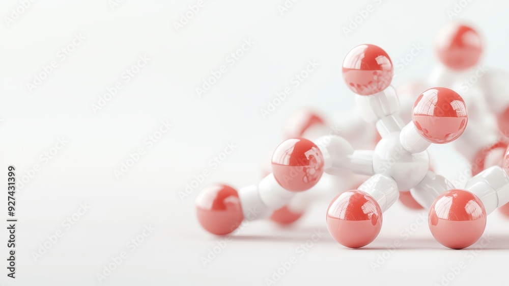 Foto de Stock Molecular diagram of a synthetic pharmaceutical compound ...