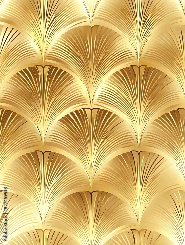 Luxury golden wallpaper. Art Deco Pattern, Vip invitation background ...