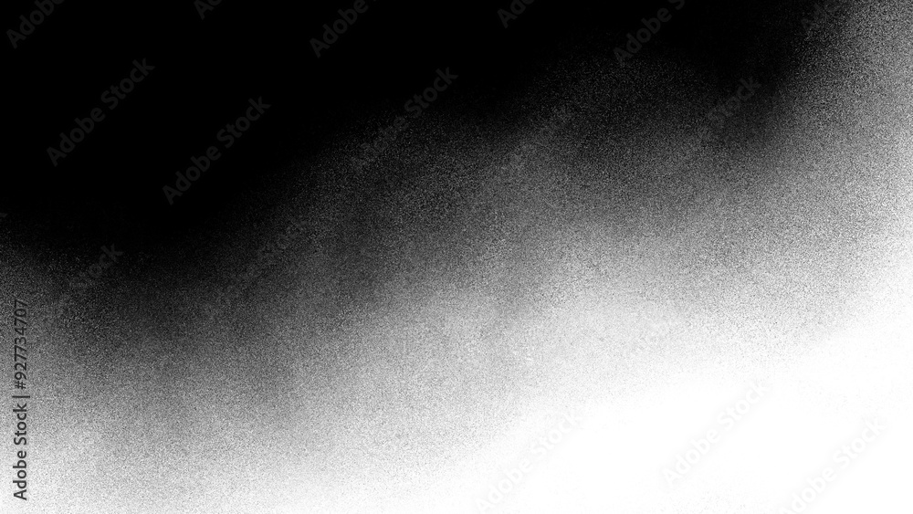 Black noise grain transparent gradient background. Dust effect with ...