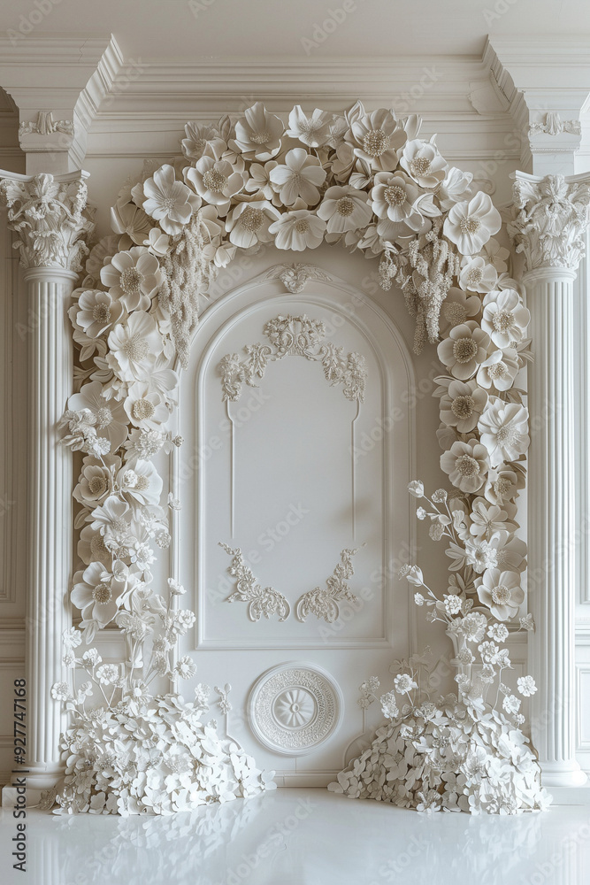 Digital backdrop, Classic, Vintage, Luxury Wall backdrop, wall and ...