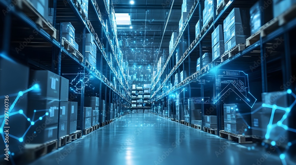 Smart warehouse management system with interconnected IoT devices ...