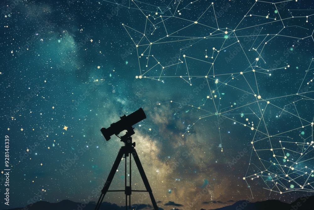 Telescope tracking of star signs involves the precise observation and ...