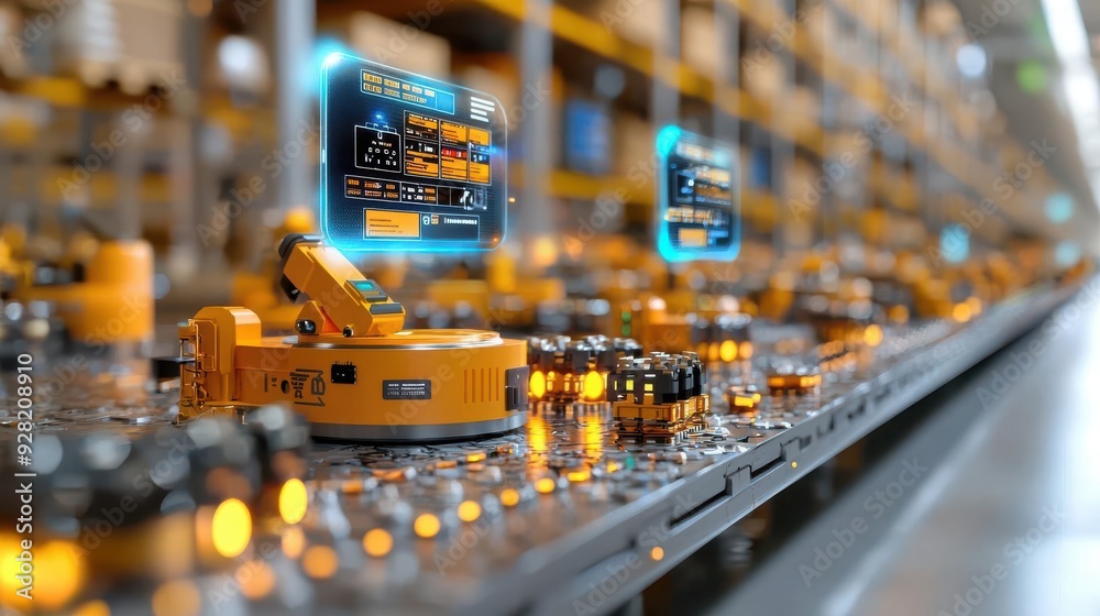 Warehouse management system interface with holographic of inventory ...