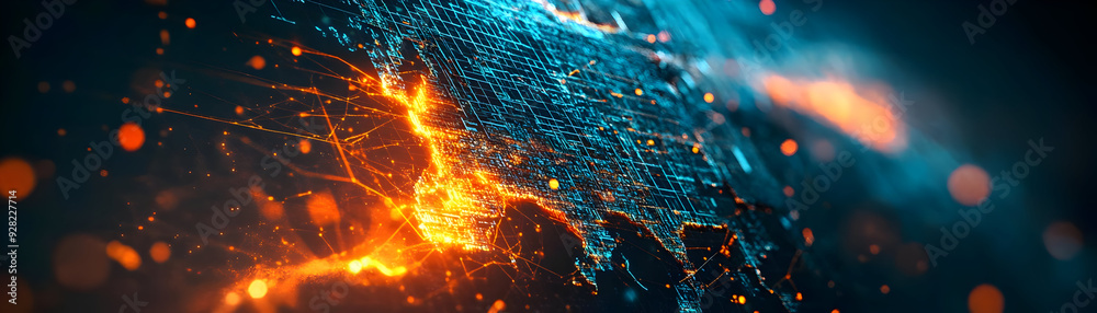 Connecting the World: A Digital Network Map of North America with ...