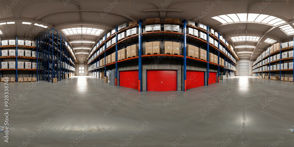 Ilustración de Stock Full 360 degrees seamless spherical panorama HDRI ...