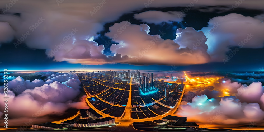 Full 360 degrees seamless spherical panorama HDRI equirectangular ...