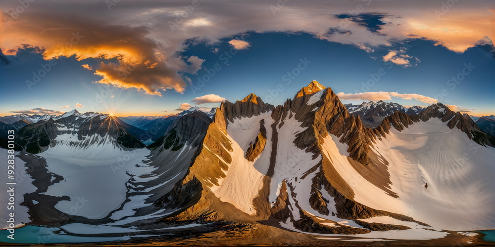 Drone Full 360 degrees seamless spherical panorama HDRI equirectangular ...