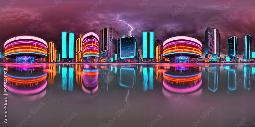 Full 360 degrees seamless spherical panorama HDRI equirectangular ...