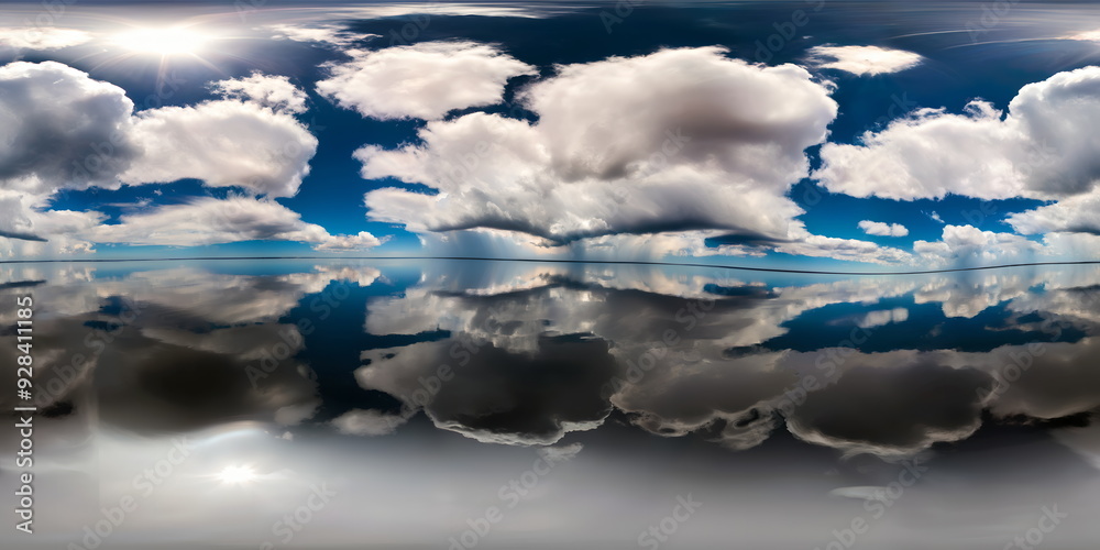 Ilustración de Stock Full 360 degrees seamless spherical panorama HDRI ...