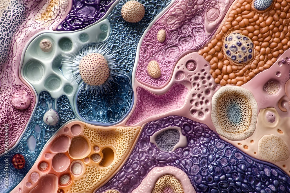 Ilustración de Stock Richly Detailed Rendering of Captivating Skin ...