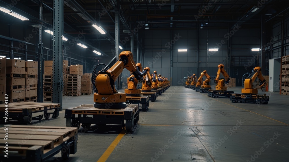 An ultra-modern robotic distribution center for mail and parcels ...