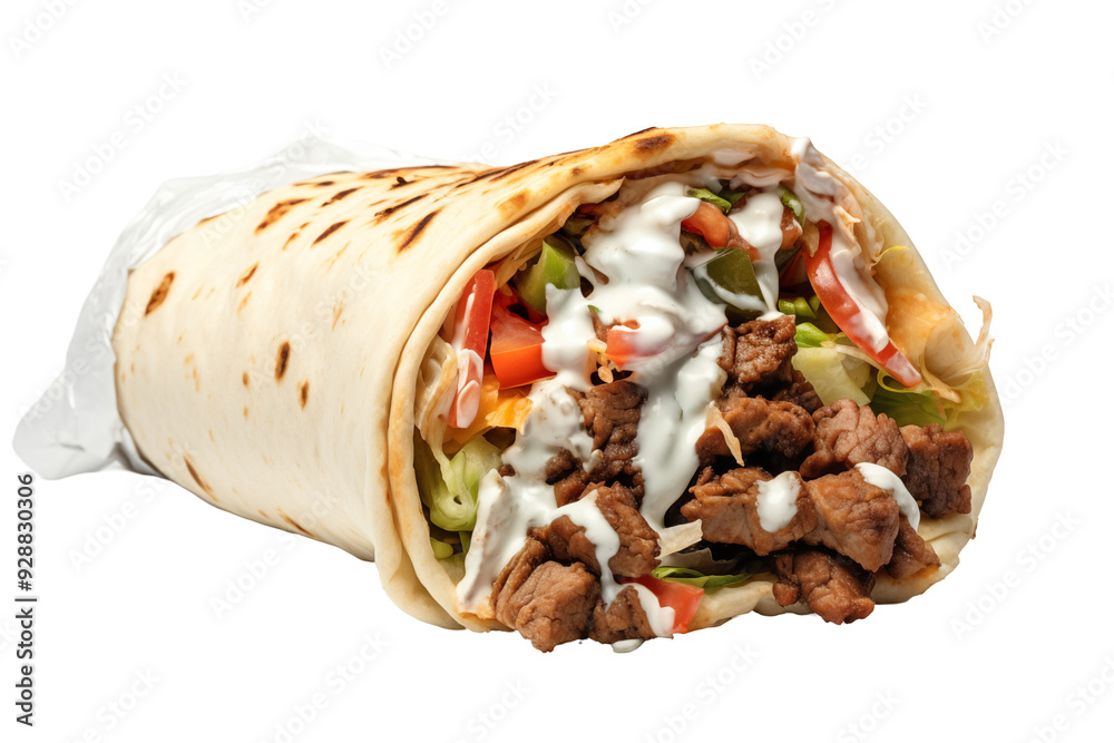 Kebab on transparent background. Kebab related themes. Fast food. Kebab ...