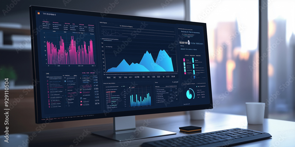 Business Analytics Dashboard Modern Business Analytics Dashboard With