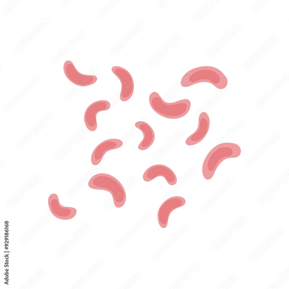 Viruses, germs and bacteria, microorganism types. Illness or disease ...