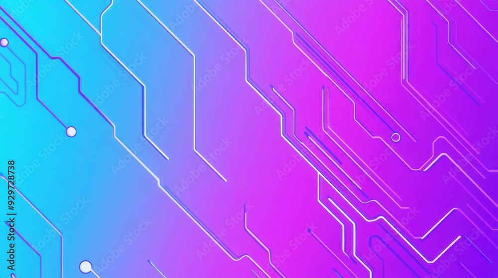 Explore a modern flat UI design featuring a minimalistic blend of neon ...