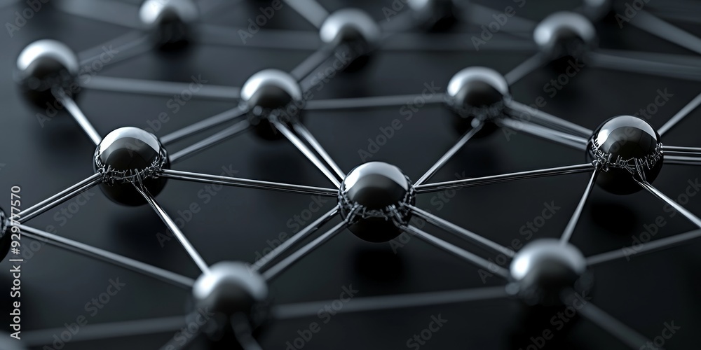 Layered Chrome Wire Structure: Visualizing Organizational Command Chain ...