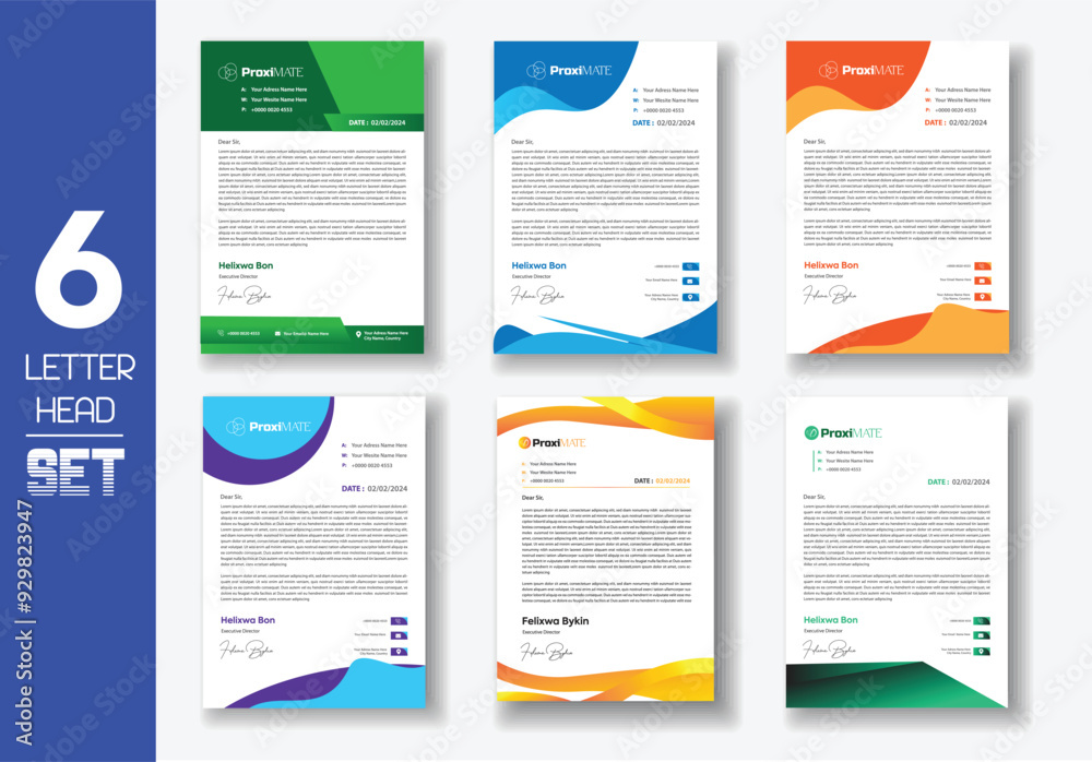 Creative abstract professional corporate modern business proposal ...