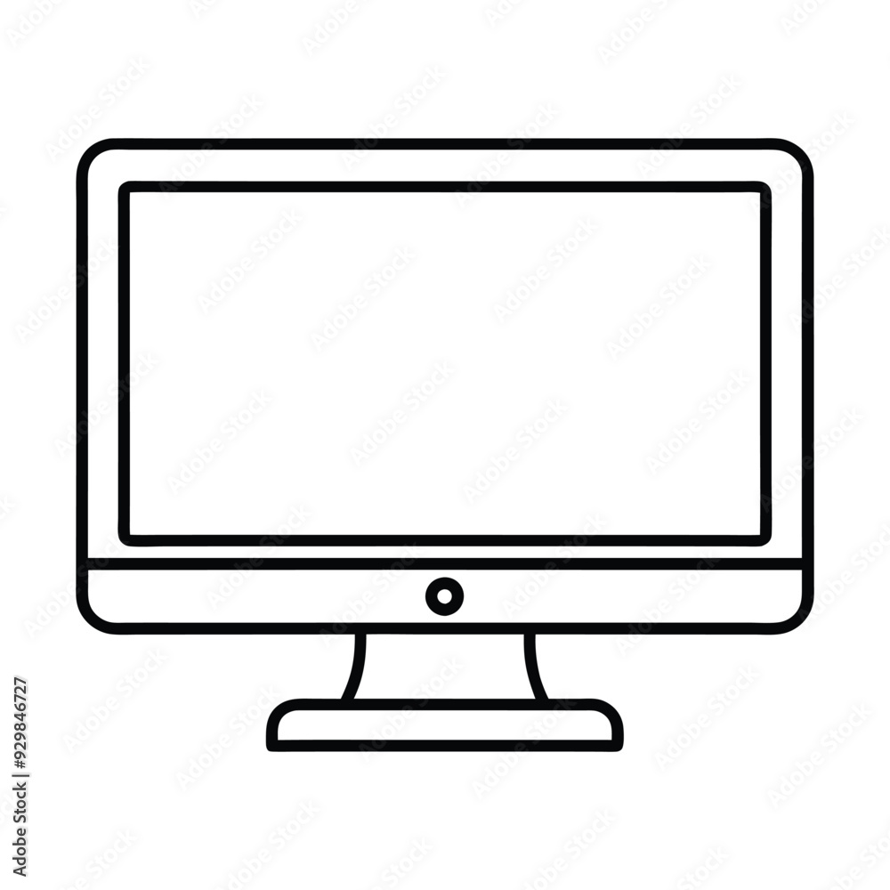 Gaming Equipment Clipart, Gamer Outline Design, A gaming monitor ...