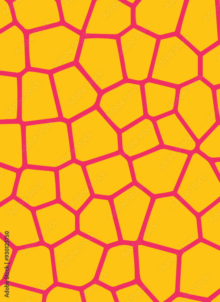 Voronoi diagram geometric tile texture, background, stone texture ...