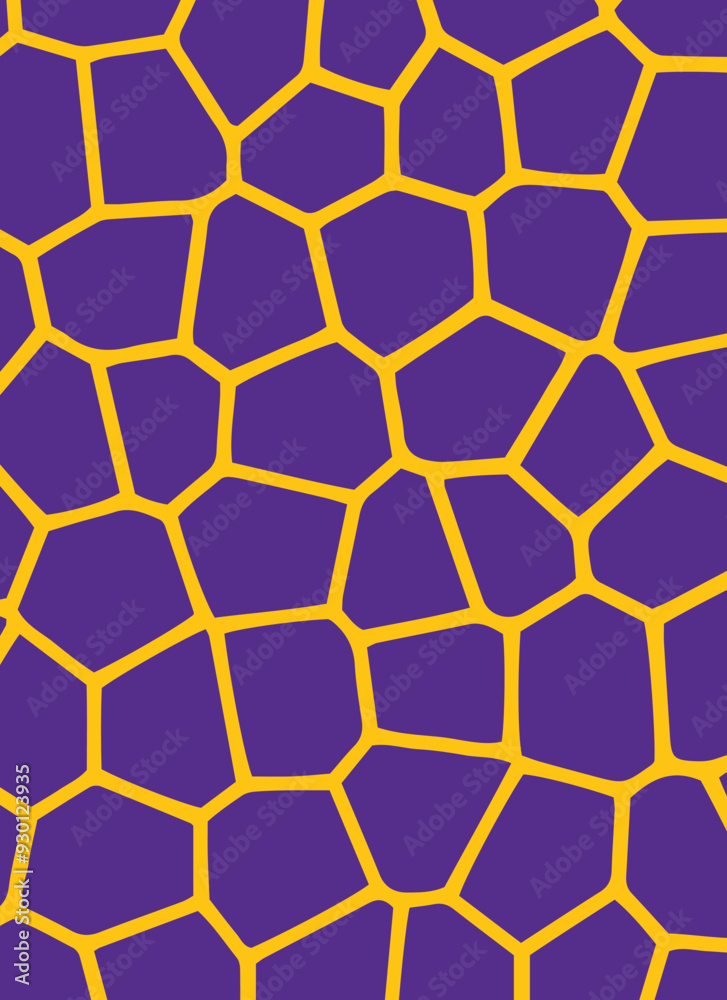 Voronoi diagram geometric tile texture, background, stone texture ...