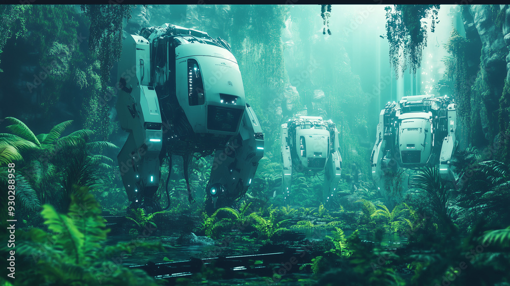 Futuristic AI-enhanced environmental cleanup operation using autonomous ...